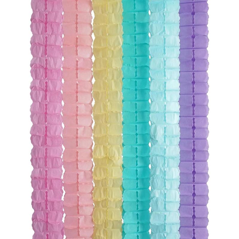 3D Four Leaf Flower Tissue Paper Hanging Streamers for All Party ...