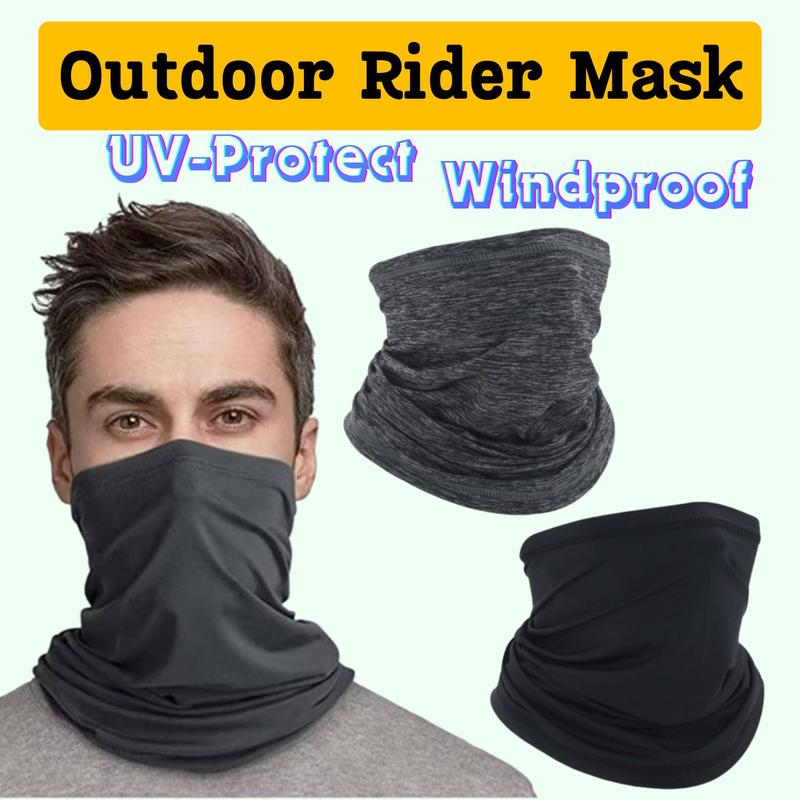UV Protection Windproof Half Face Neck Head Scarf Mask Buff Bandana - TikTok Shop Malaysia