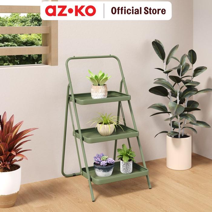 Promo AZKO Soleil Osiris Rak Tanaman 3 Tingkat Folding Plant Rak Rak ...