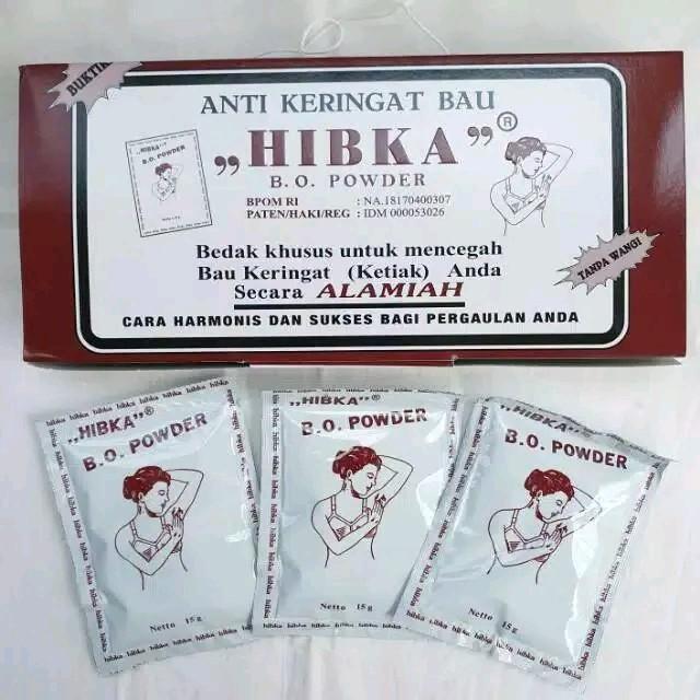 Bedak hibka ORIGINAL 1 LUSIN B O POWDER anti keringat ketiak - Shop ...