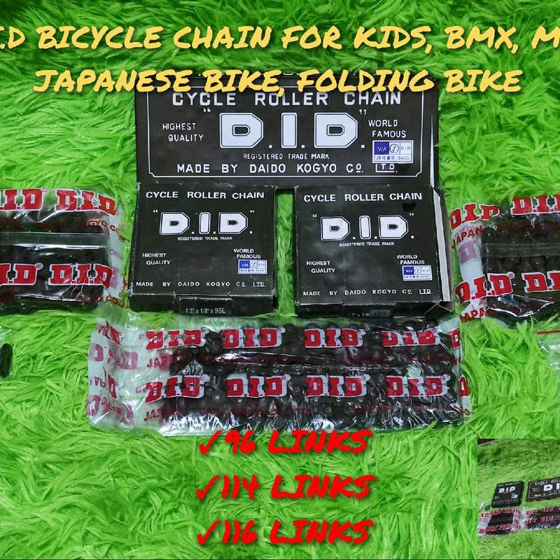 DID Bike Bicycle Roller Chain 96/114/116 links for Bmx, MTB, - TikTok ...
