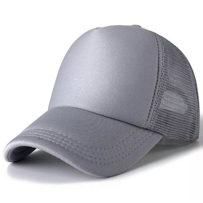 Promo TOPI JARING TRUCKER BASEBALL POLOS PRIA WANITA DEWASA BISBOL ...