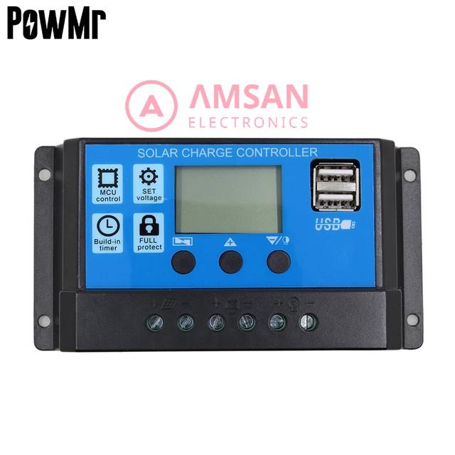 SCC PWM 10A 20A 30A 40A 50A 60A PowMr Solar Charger Controller - Shop ...