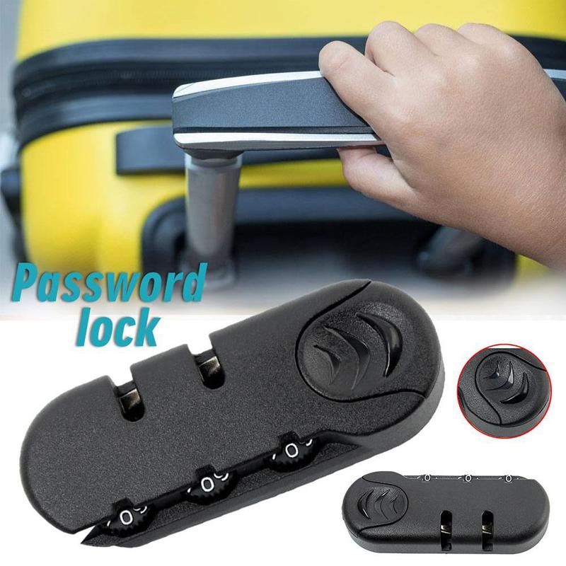 Anti-theft Fixed Lock Lock Pull Chain Luggage Suitcase Lock Code ...