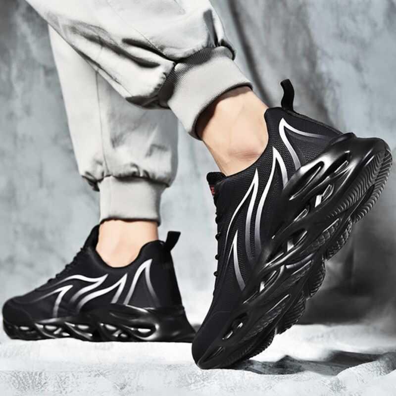 HITAM MERAH PUTIH Women's Men's Sneakers Jogging Tander Shoe - TikTok ...