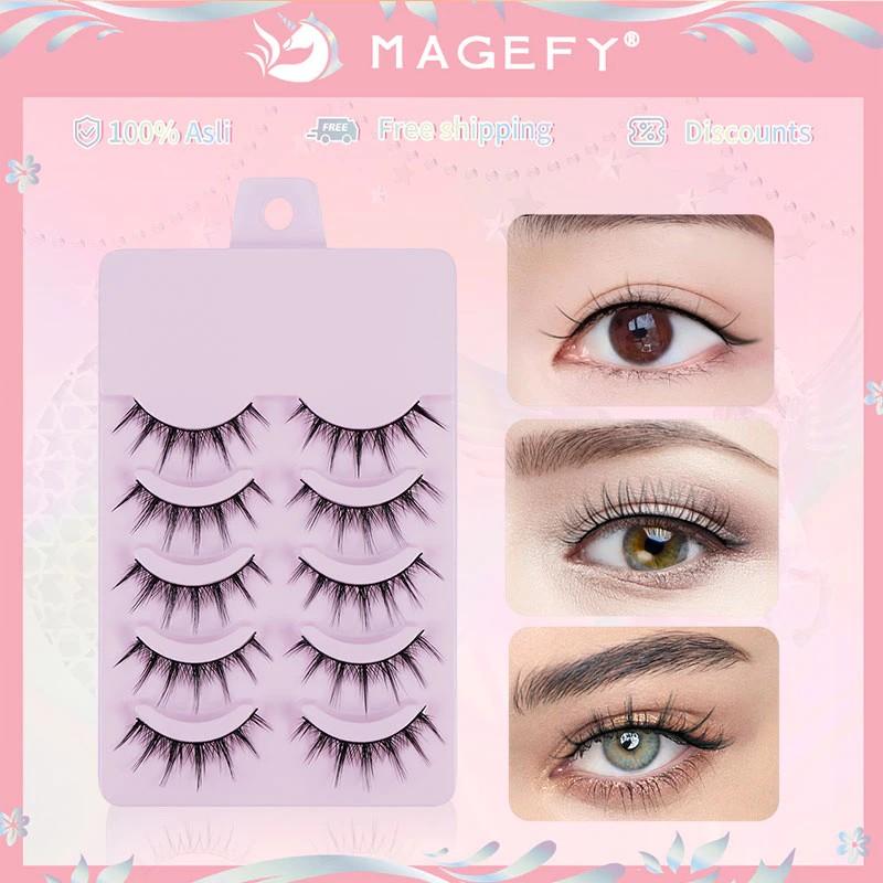 MAGEFY False Eyelashes 5 Pairs 3D Princess Eyelash Extension - TikTok ...