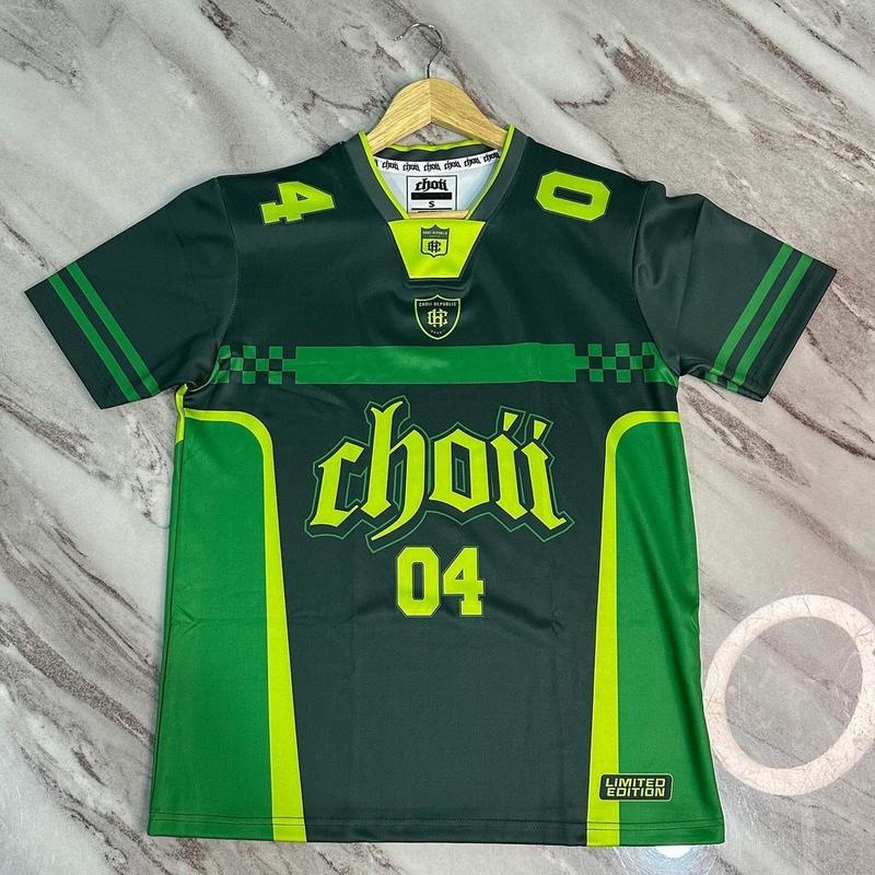 2024 New Choii Jersey Retro Collar Viral Jersey Polyester Fiber ...