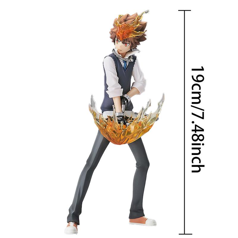 19cm Katekyou Hitman REBORN! Anime Figure Sawada Tsunayoshi Action ...