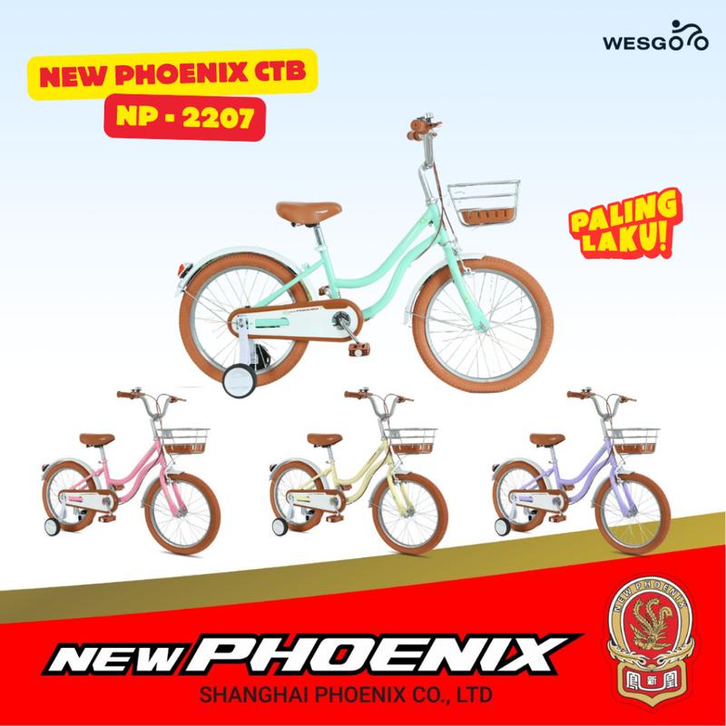SEPEDA ANAK PEREMPUAN "NEW PHOENIX CTB NP-2207" - Shop | Tokopedia