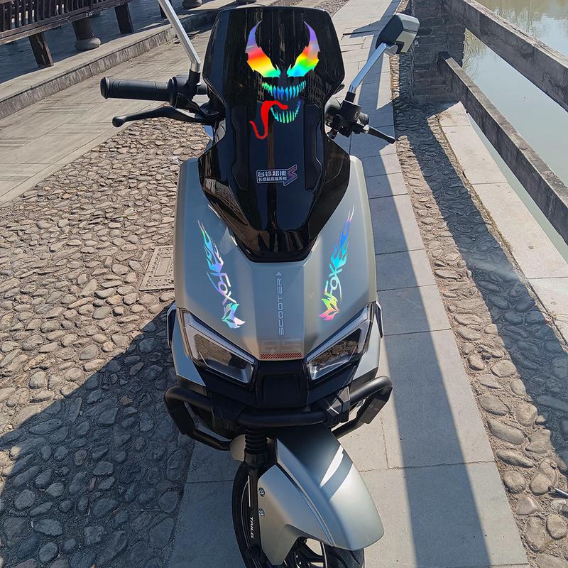 Suitable for Honda Yamaha Electric Vehicle Windshield Glass Venom ...