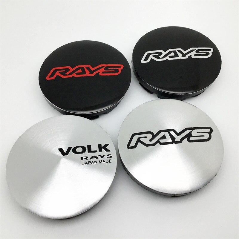 Cars 4pcs 56mm Rays Racing Wheel Center Caps Hub Car Styling - TikTok ...