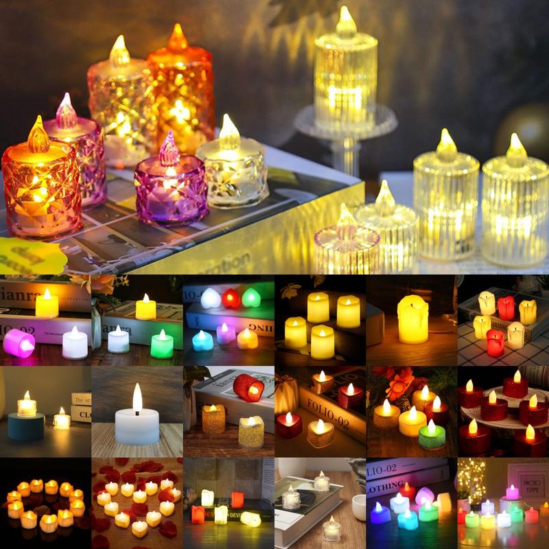 Creative LED Candle / Flameless Flickering smokeless Candle Lamp ...