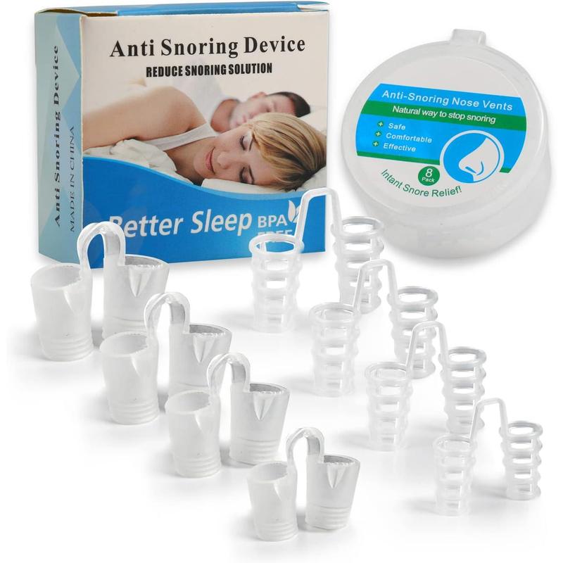 Anti-Snoring Nasal Vent 8 Nose Cone Nasal Dilator Snore Stopper ...