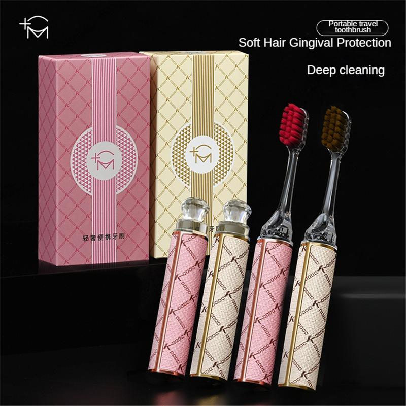 Soft Bristle Foldable Lipstick Portable Gum Protection Coupl - TikTok ...
