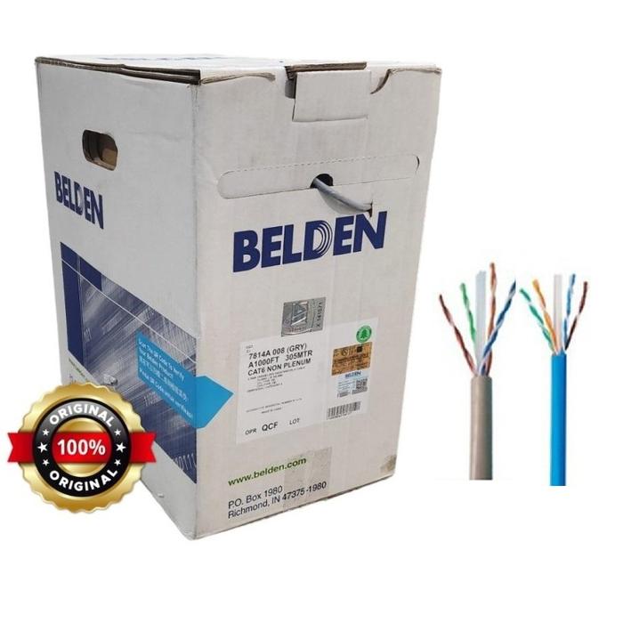 Jual Belden 7814A Kabel Cable Lan Jaringan Network UTP Indoor Cat 6 Cat ...