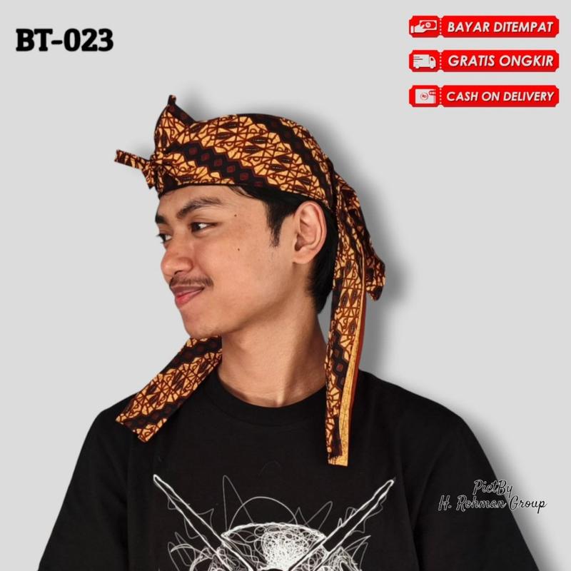 Blangkon Sunda Jawa Motif Batik Laseman - Shop | Tokopedia