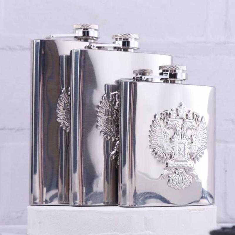Portable 6/8/9oz Hip Flask 304 Stainless Steel Large Capacit - TikTok ...