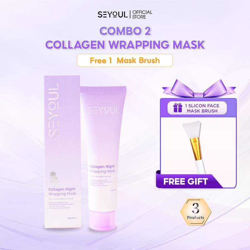 Combo x2 Collagen Night Wrapping Mask SEYOUL | Peel-off Mask - TikTok ...