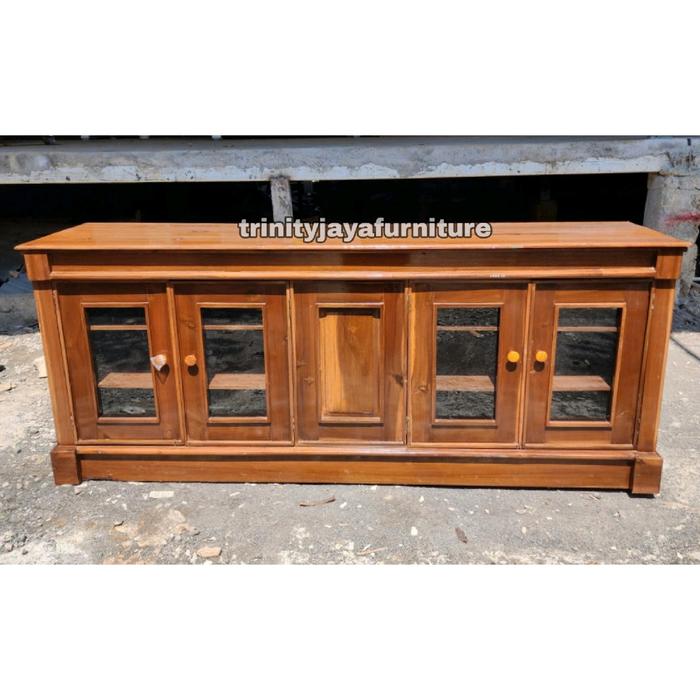 Jual Bufet Pendek Meja Tv Kayu Jati Muda Kokoh Tahan Lama - Kab. Bekasi ...