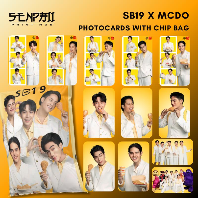 SB19 X MCDO | FAN-MADE PHOTOCARDS with CHIP BAG - TikTok Shop Philippines