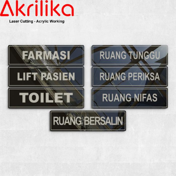 Jual AKRILIK SIGN/SIGNAGE FARMASI/LIFT PASIEN/RUANG TUNGGU/RUANG ...