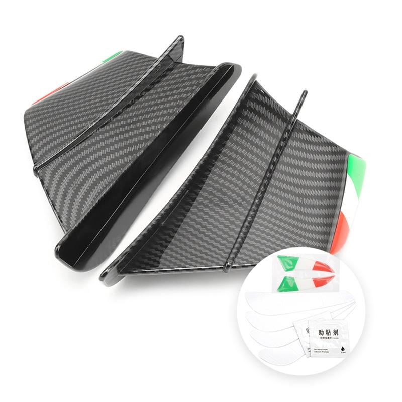 Motorcycle Wing Spoiler Winglet Aerodynamic Wing Kit Spoiler - TikTok ...