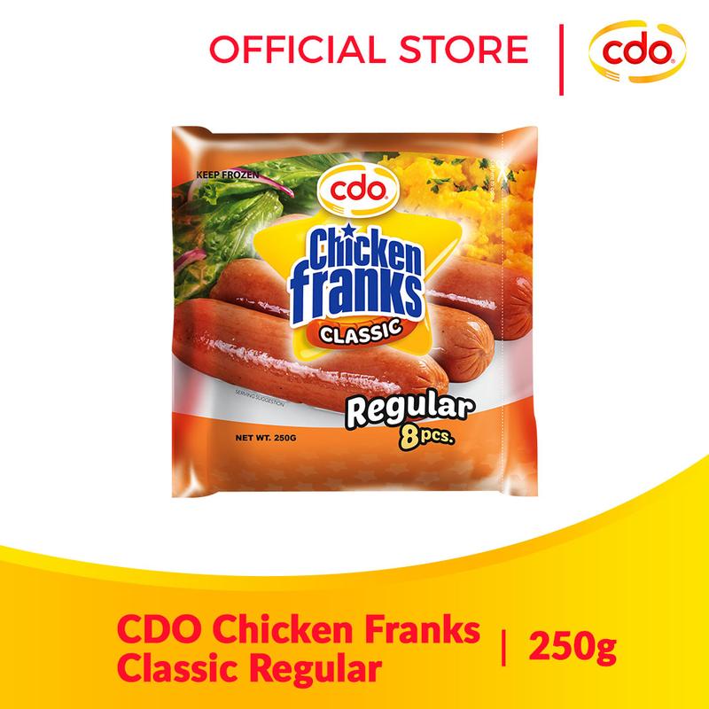 CDO Chicken Franks Classic Regular 250g - TikTok Shop Philippines