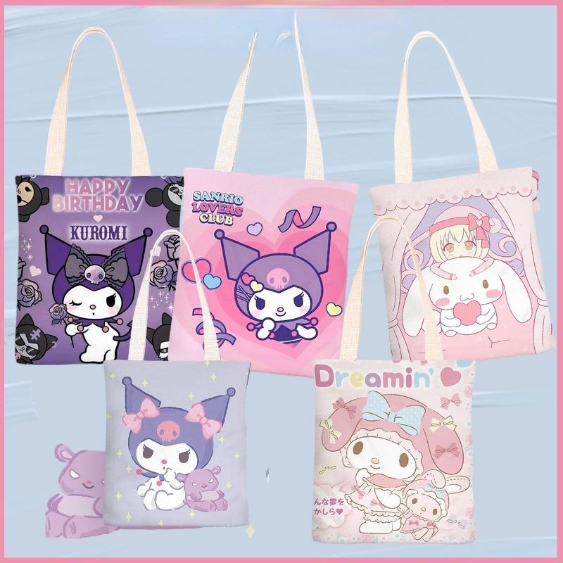 Beg Kanvas, Sanrio, Beg Tangan Kuromi, Rekaan Melodi, Beg Imej - TikTok ...