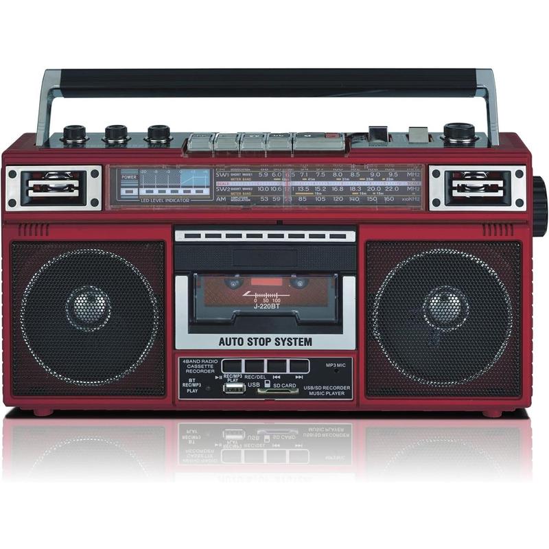 J-220BT Red Boombox MP3 Conversion from Radio to Cassette with - TikTok ...