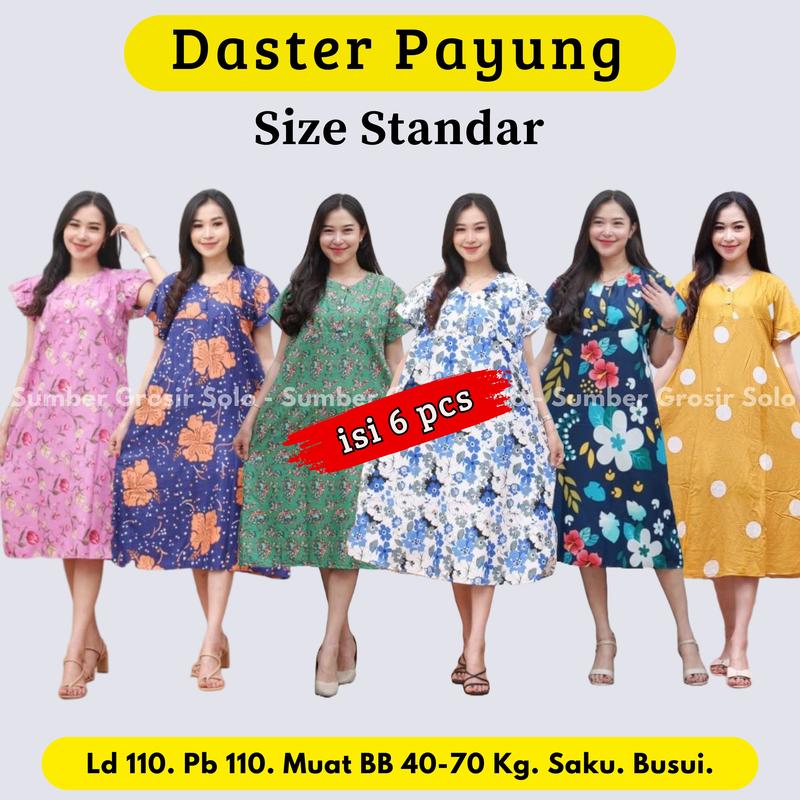 Daster Payung standar Ld110 isi 4 pcs dan 6 pcs Daster Busui - Shop ...