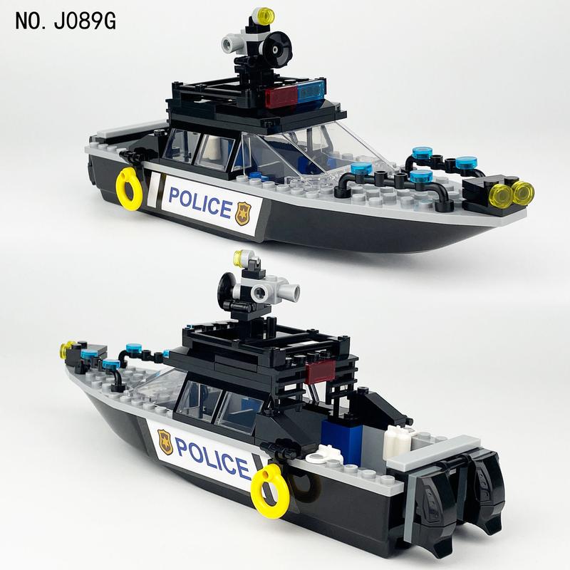 Compatible with LEGO Technic Sea Patrol Boat Yacht Ship Transport ...