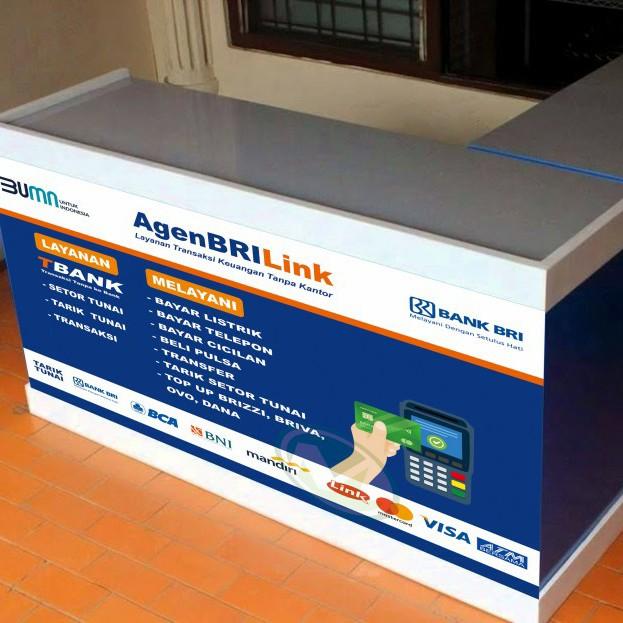 SALE STIKER VINYL MEJA KASIR BRILINK - Shop | Tokopedia