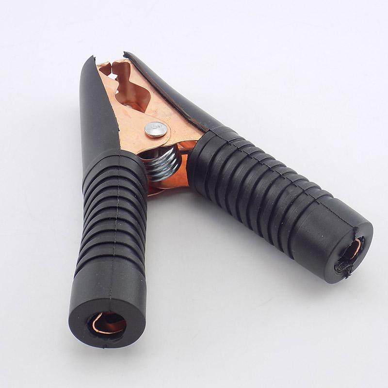 100A PVC Handle Crocodile Adapter Alligator Clips Battery Test Test ...