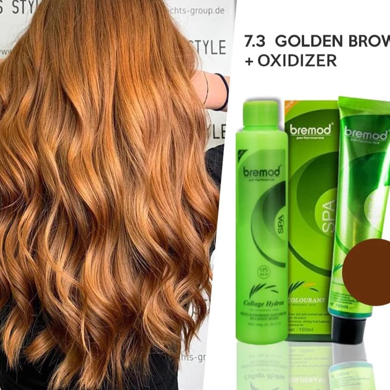 Bremod 7.3 Golden Brown Hair color - TikTok Shop Philippines