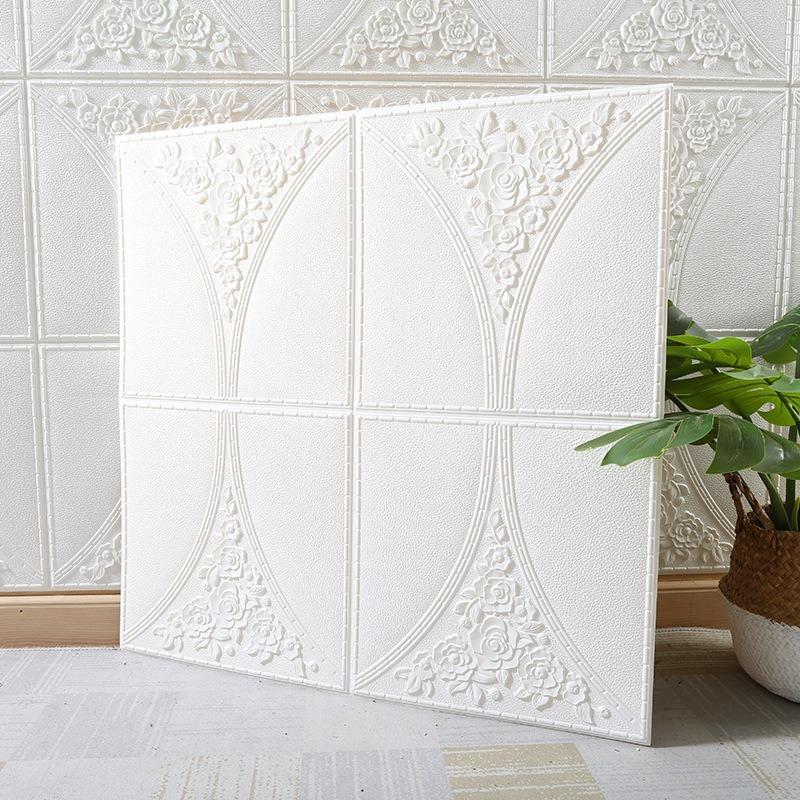 70x70cm Kertas dinding siling bersaiz besar pelekat dinding buih ...