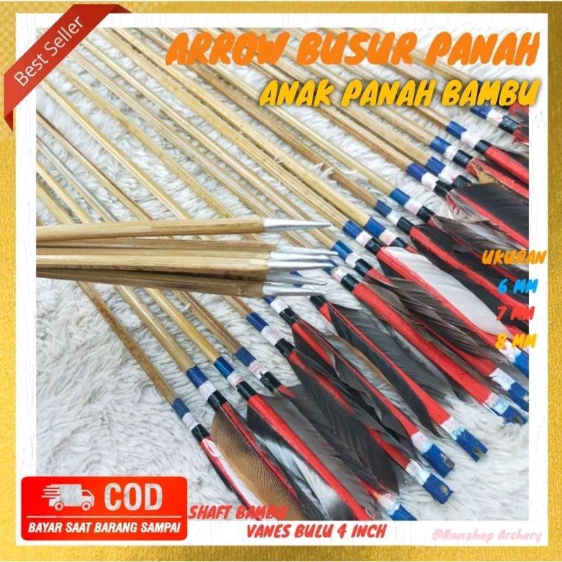 ARROW BAMBU MURAHHH || PANAHAN - ARCHERY Alat Olahraga asli Outdoor ...