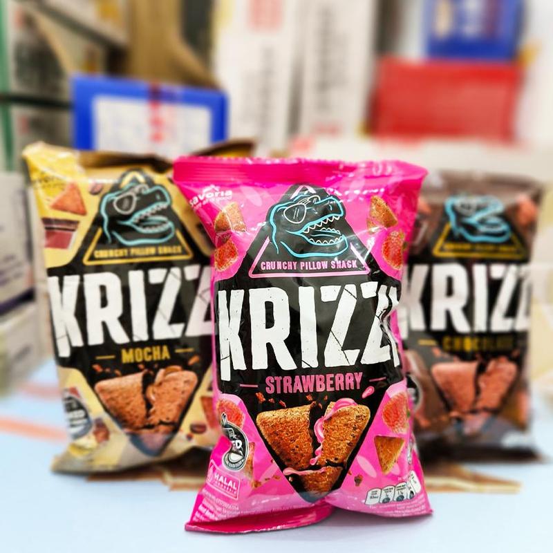 Snack Nhân Kem Chảy Krizz Vị Socola, Cafe, Dâu SN05 - BeeGin - TikTok ...