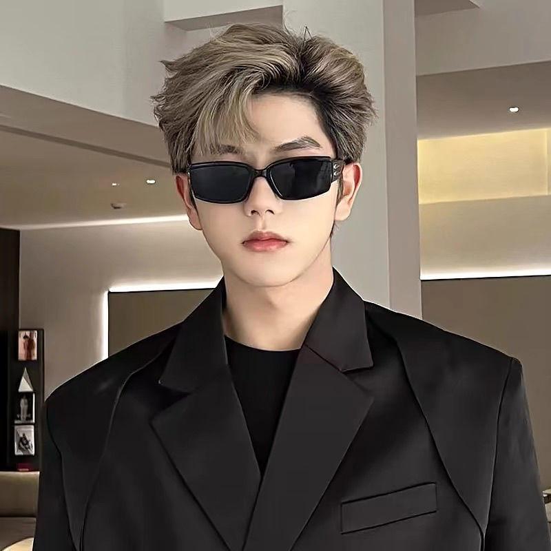 Cermin Mata Hitam Persegi Baharu 2024 Fesyen Lelaki Muka Besar - TikTok ...