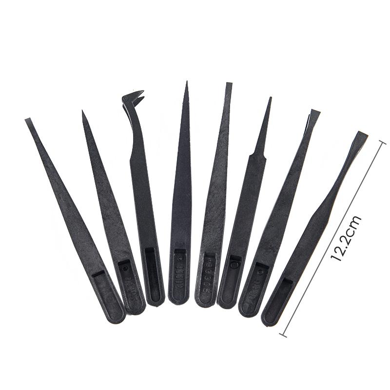 8Pcs Epoxy Resin Mold Tweezers Nail Art DIY Jewelry Picking Anti-Static ...