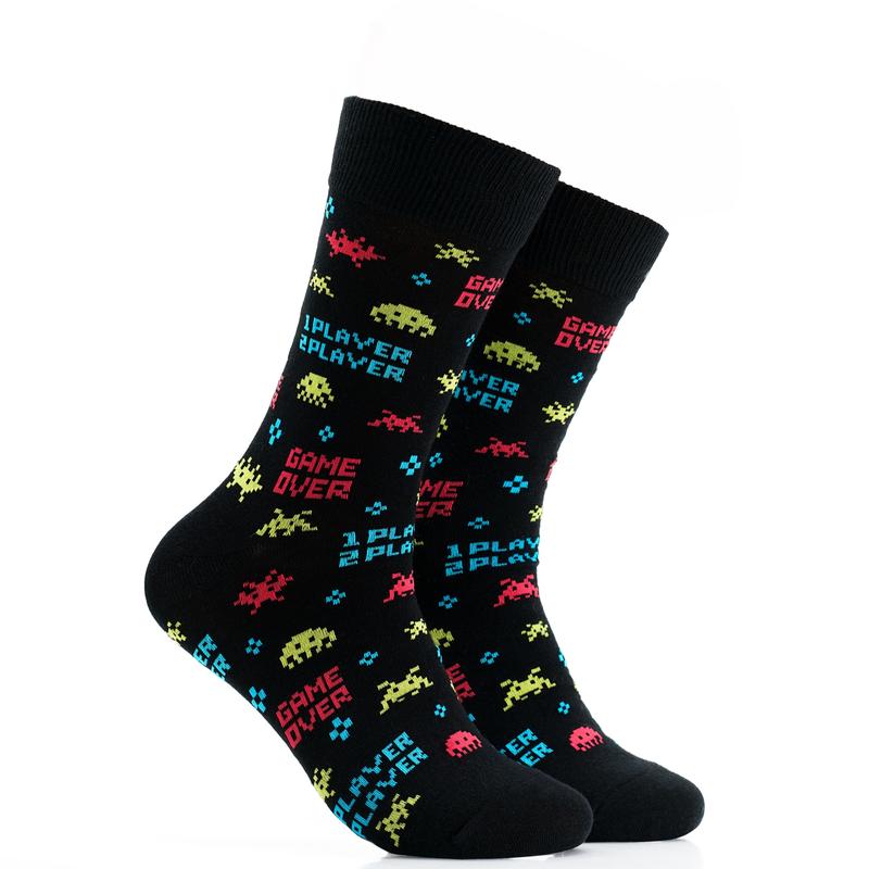 Iconic Socks Video Game Pattern Crew Length Formal Socks - TikTok Shop ...