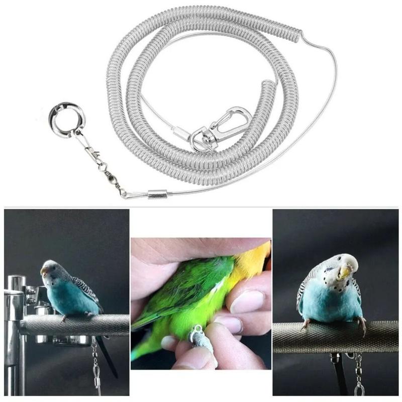 Bird Leg Ring Ultra-light Parrot Training Rope Anti-bite Durable ...