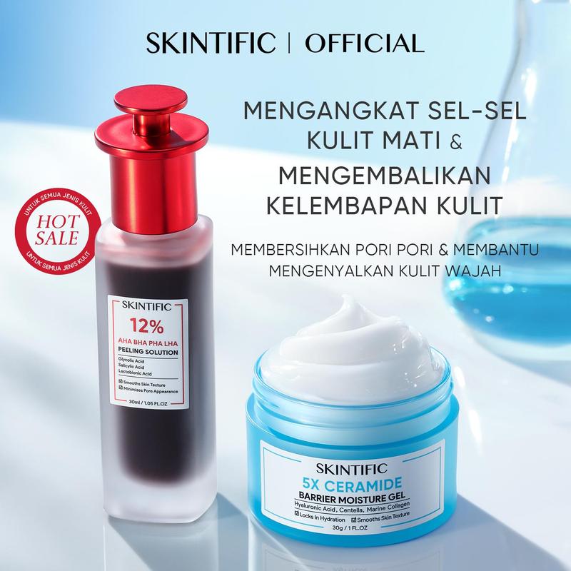 [Baru] SKINTIFIC Peeling Solution 2PCS AHA BHA PHA LHA Peeling - TikTok ...