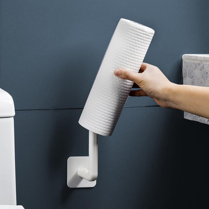 JT_Mart99 L-Shaped Self-Adhesive Tissue Paper Roll Rack Hanger - TikTok ...