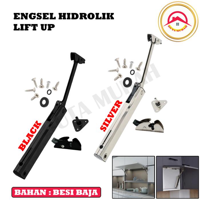 Promo Engsel Lift Up Stay Stop Pintu Dapur Hidrolik Kitchen Set Door ...