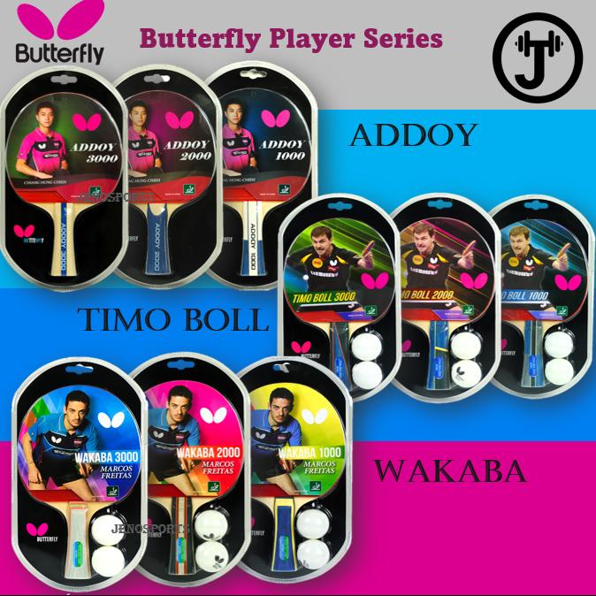 BUTTERFLY butterfly Player's Series Addoy, Wakaba, Timo Boll Table ...