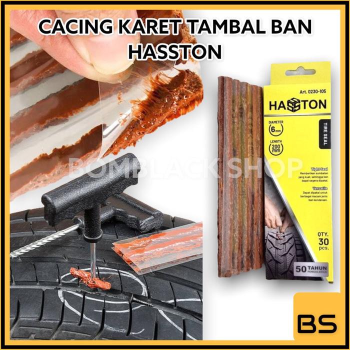 Jual Cacing Karet Ban HASSTON Tambal Ban Tubles Roda Ban Bocor Tambel ...