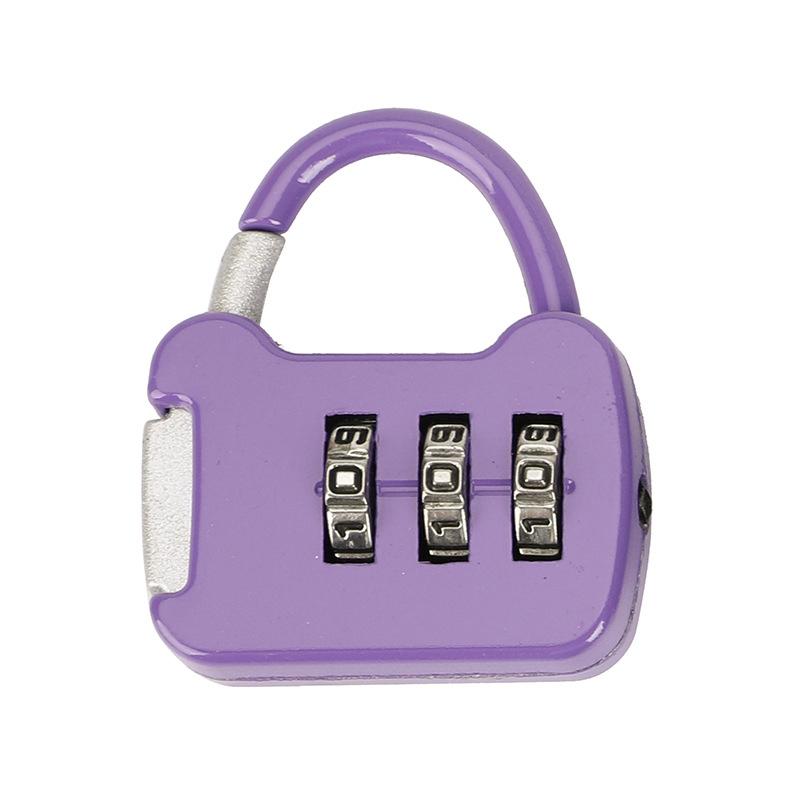3 Dial Luggage Travel Digit Number Code Lock Combination Padlock ...