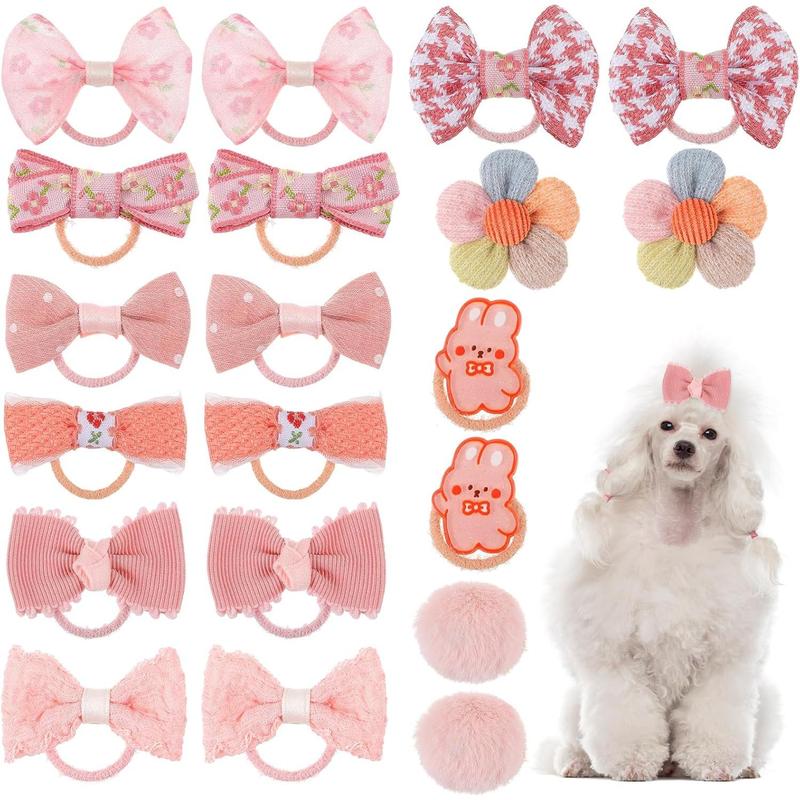 Dog Hair Bows for Small Dogs, Cute Puppy Hair Bows Puppy Dog Hair ...