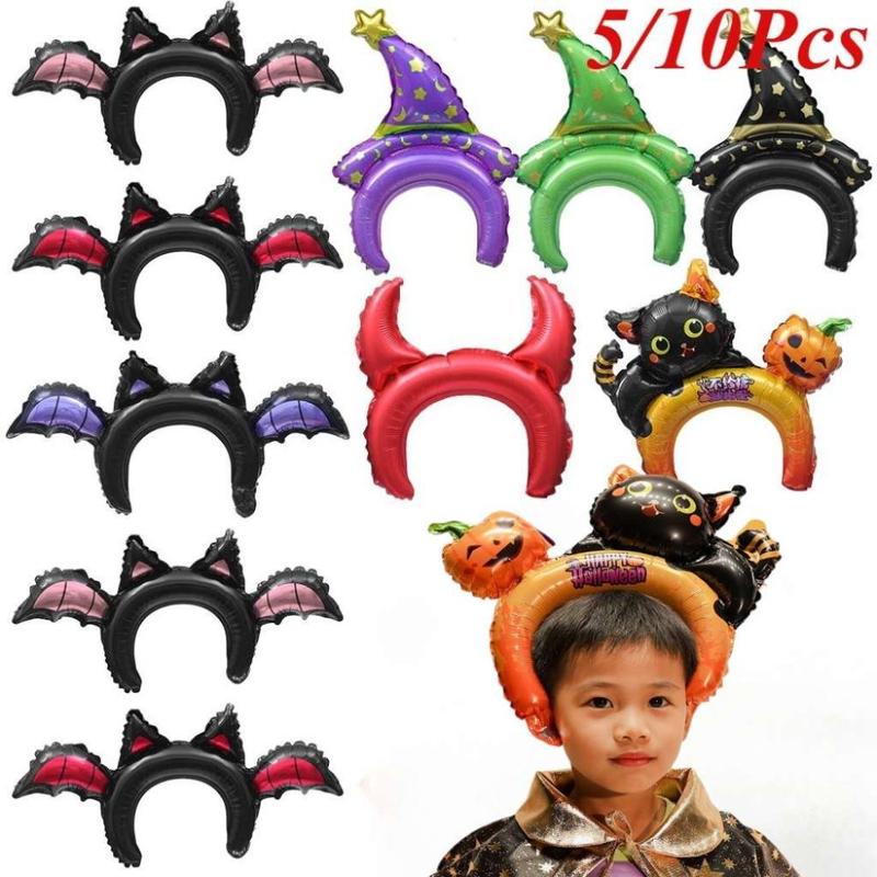 Belon Ikat Kepala Halloween, Reka Bentuk 3D, Boleh Digunakan - TikTok ...