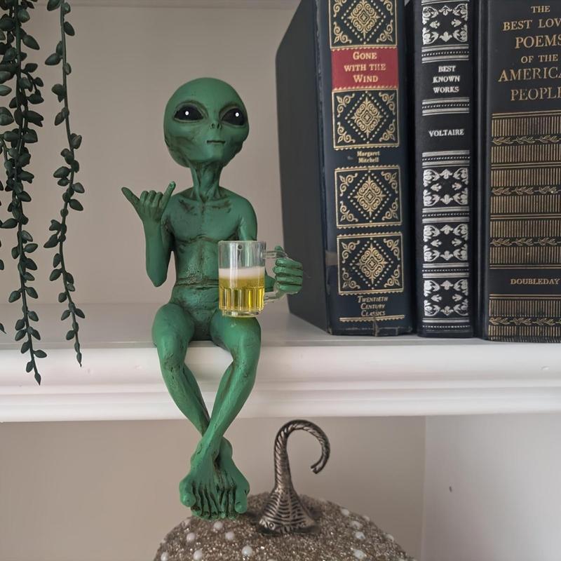 Alien Design Beer Drinking Statue, 1 Box Fun & Humorous Oute - TikTok ...